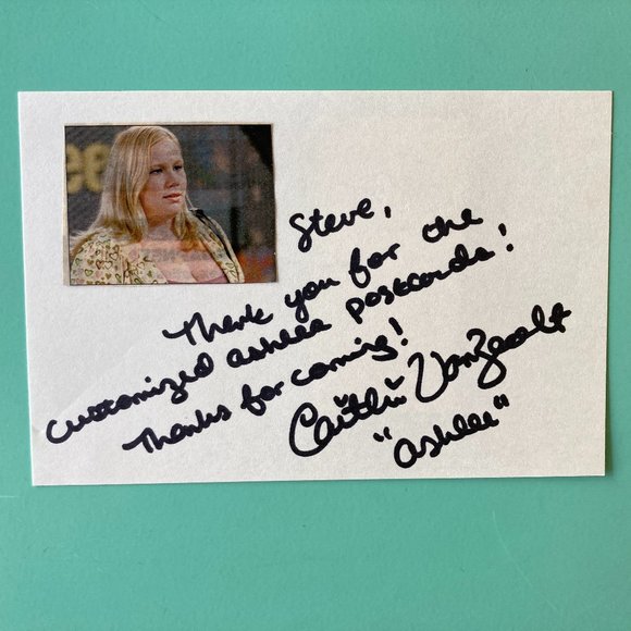 Autograph | Other | Caitlin Van Zandt Signed Inscribed Index Card 4x6 ...
